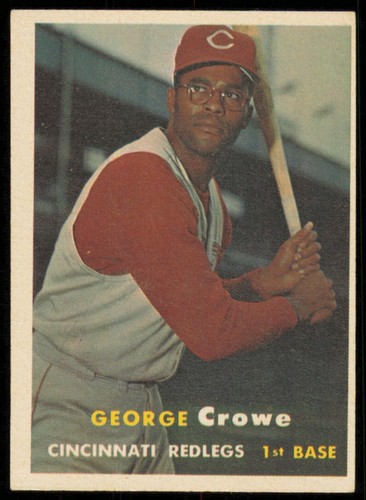 1957 TOPPS GEORGE CROWE CINCINNATI REDS #73 NM | eBay