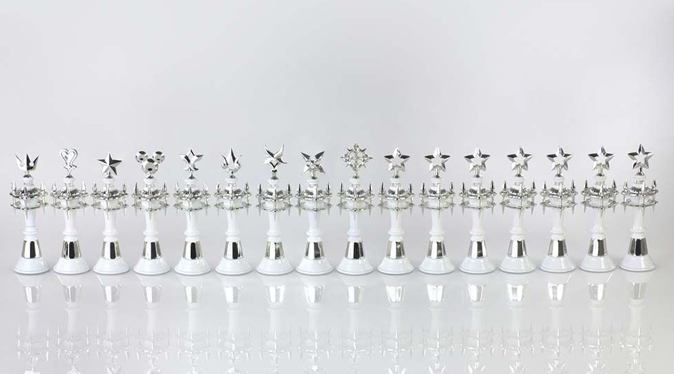 Kingdom Hearts III 3 Alba & Ater Chess Set 16 Silver 16 Gold Pieces ...