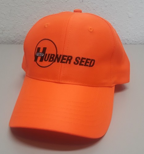 Trucker, Industrial, Baseball Cap, Hat Hubner Seed Orange/Black | eBay