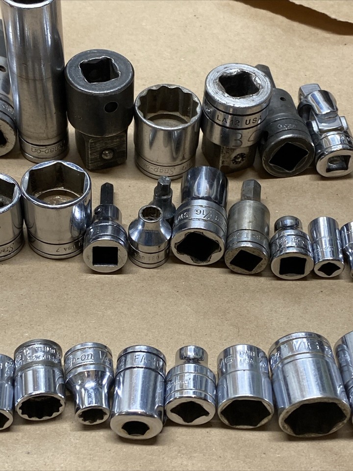 LOT OF (35) SNAP ON MIX SOCKETS TOOLS | eBay