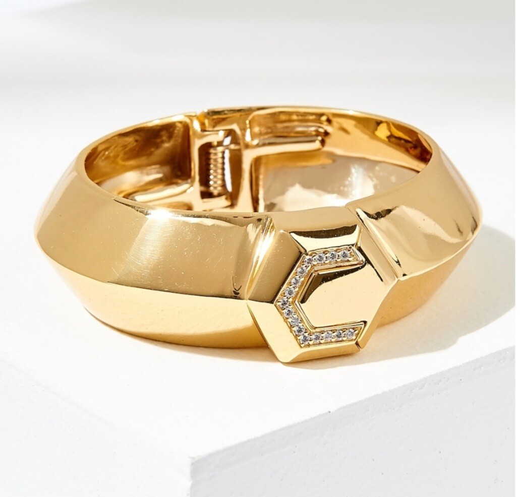 India Hicks Casino Cuff Bracelet, Gold NIB Retired Item HTF | eBay
