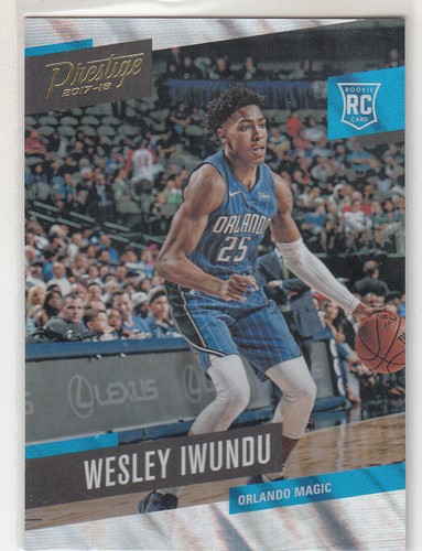 WESLEY IWUNDU 2017-18 Panini Prestige Mist Parallel #182 RC Rookie ...