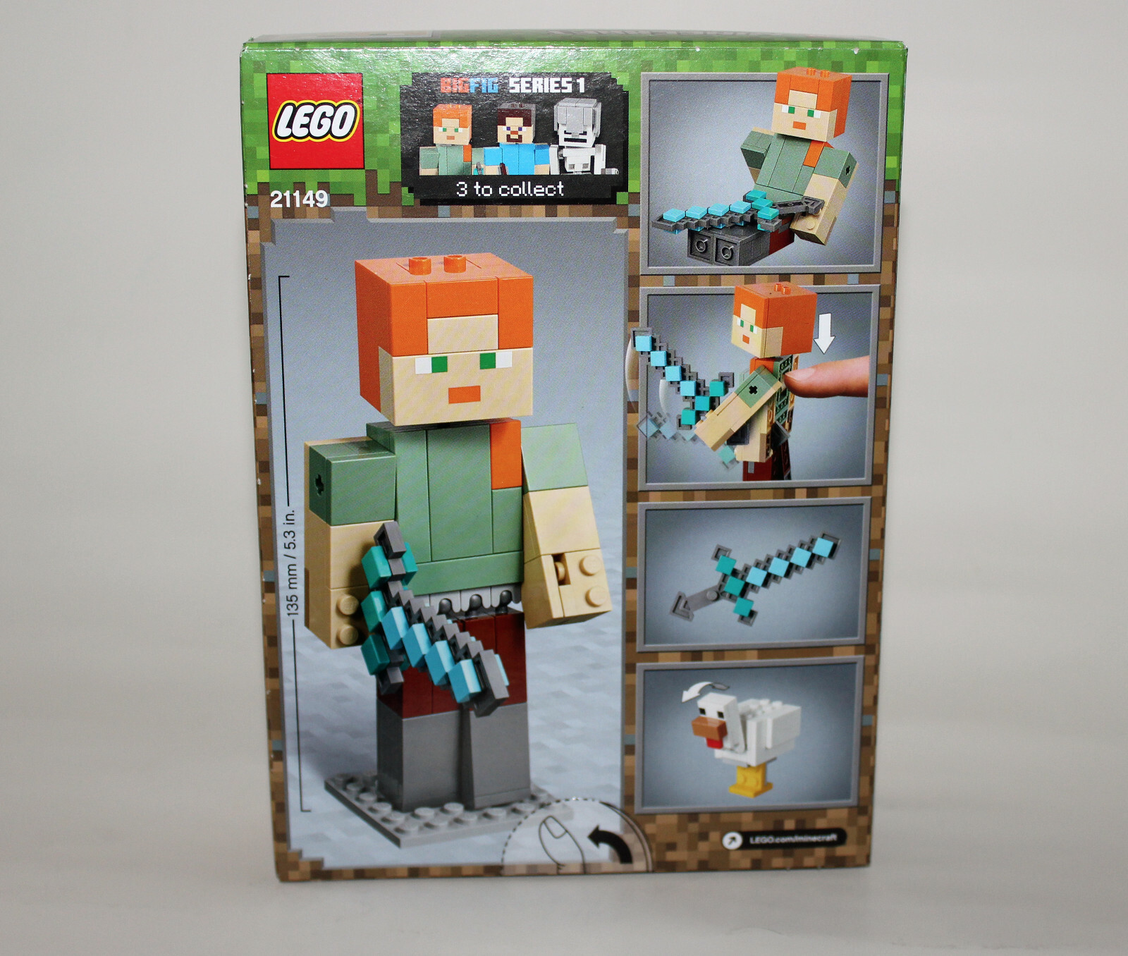 LEGO Minecraft ™-BigFig Alex mit Huhn - 21149 for sale online | eBay