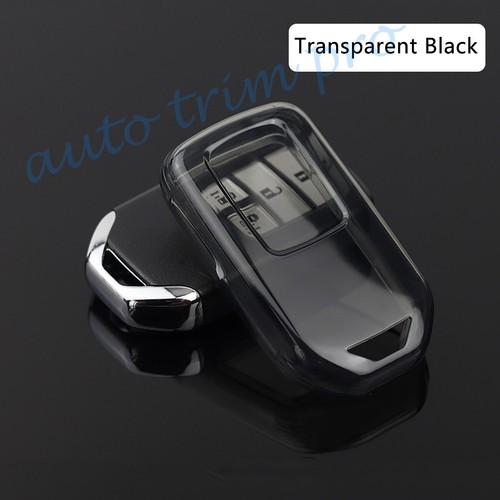 Transparent Clear Car Key Fob Case Shell Bag For Honda Accord Civic CRV ...