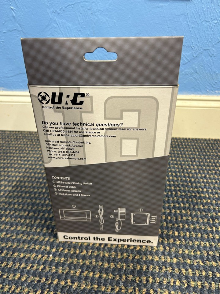 URC MFS-8 Total Control Mac Filtering Network Switch - Open Box | eBay