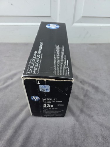 (1) HP LaserJet Printer High Yield Toner Cartridge 53X Black ...