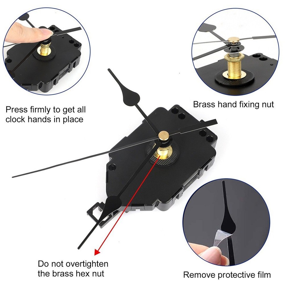 Wall Clock Mechanism Complete Set for DIY Projects Including Music ...