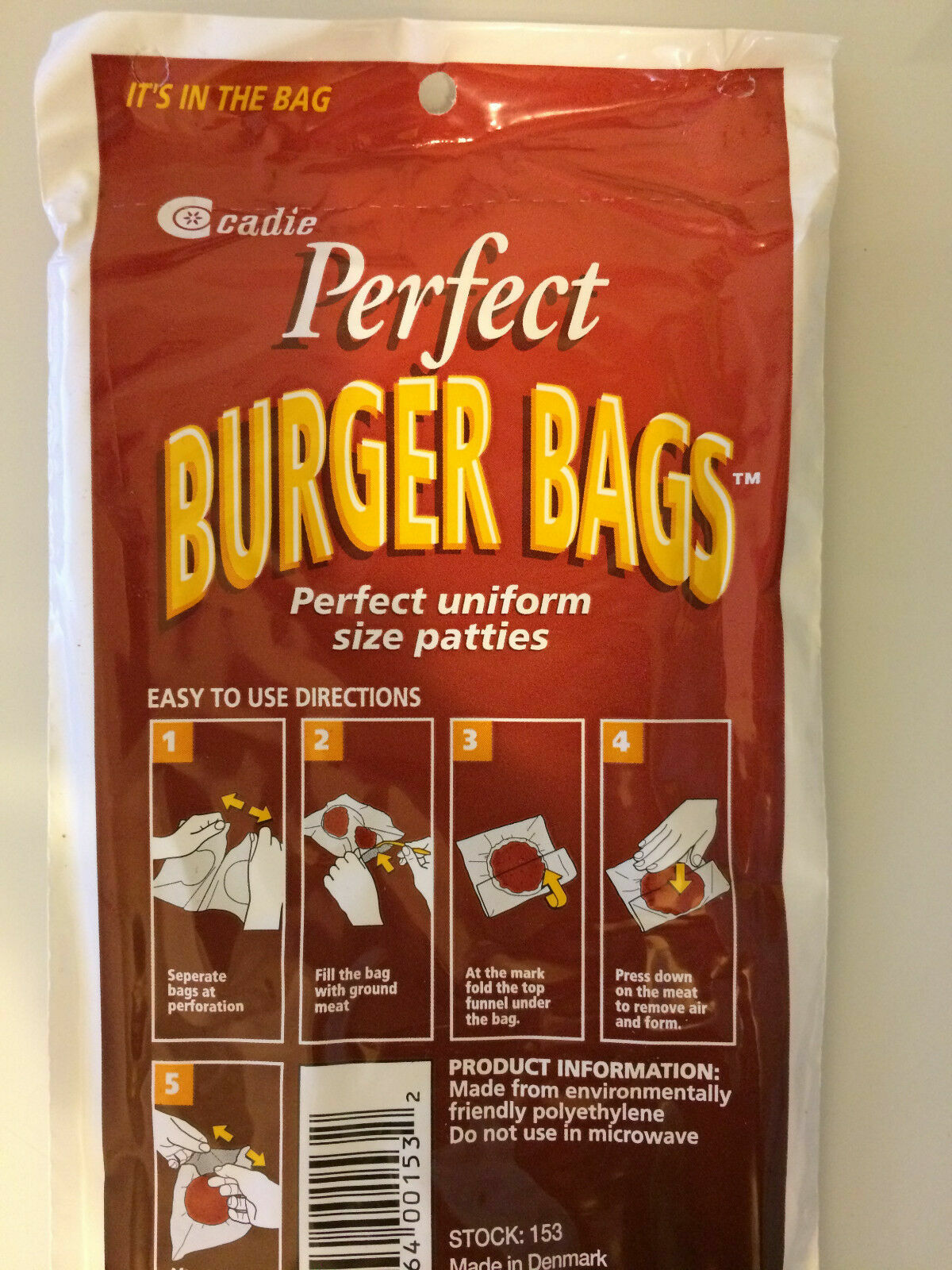 Perfect Burger Bags - Freezer Storing Wrap for Hamburger Patties or ...