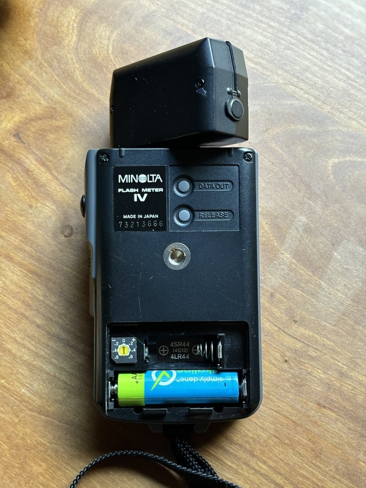 Minolta Auto Meter IV Light Meter / Flash Meter w/ Case -Clean ...