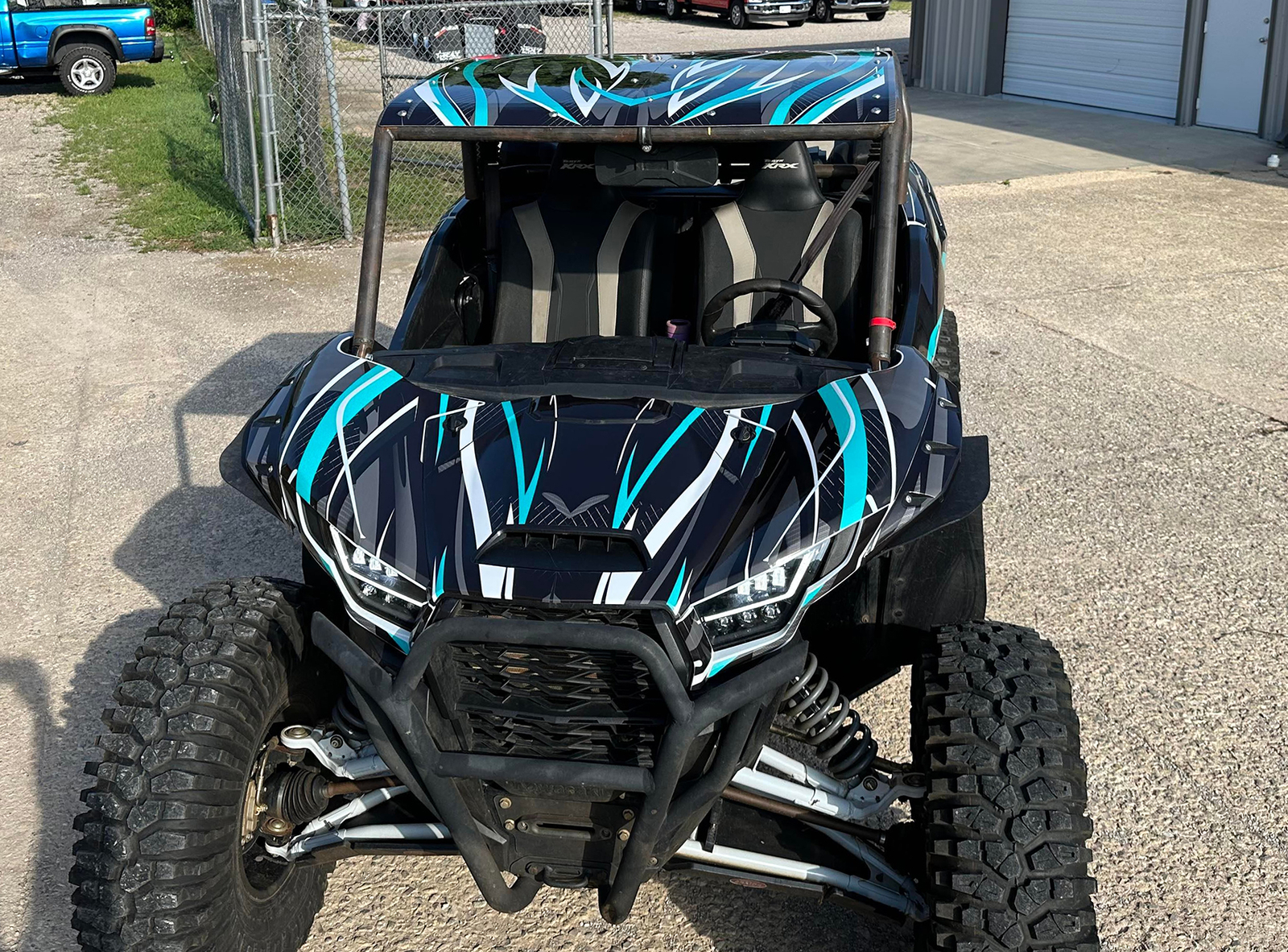2021-23 Kawasaki Teryx KRX 1000 graphics decal kit #V1001 Turquoise ...