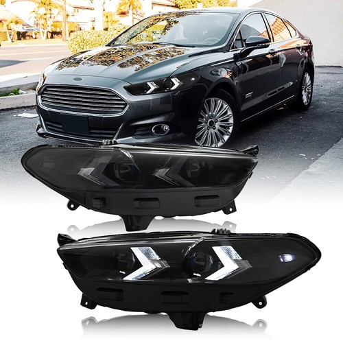 2013-2016 Ford Fusion LED Headlights Front Lamps Assembly Halogen ...