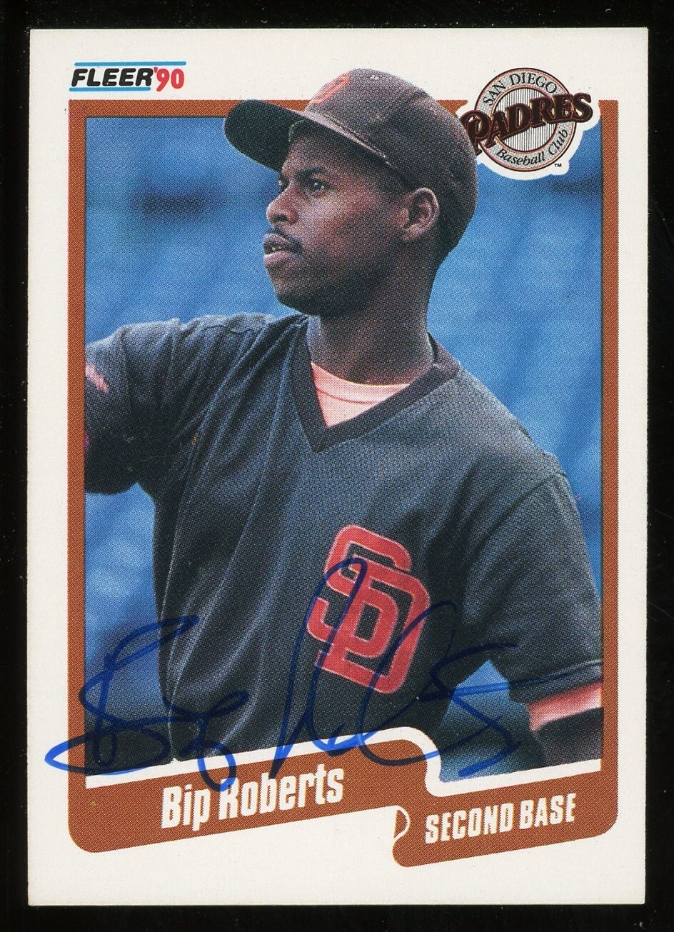 1990 Fleer BIP ROBERTS Signed Card autograph AUTO PADRES ROYALS | eBay