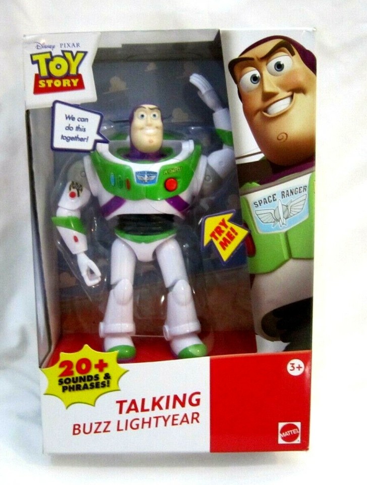 Disney Toy Story 4 True Talkers 11" 20 Phrases Talking Buzz Lightyear ...
