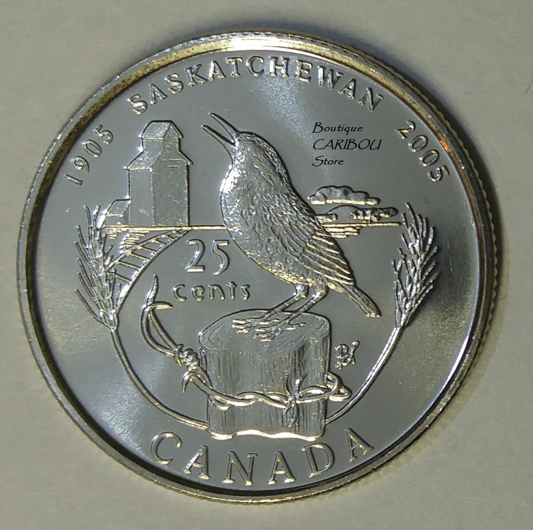2005 P Canada 25 Cents Saskatchewan BU | eBay