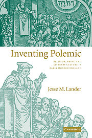 NEW BOOK Inventing Polemic by Jesse M. Lander (2009) 9780521120241 | eBay