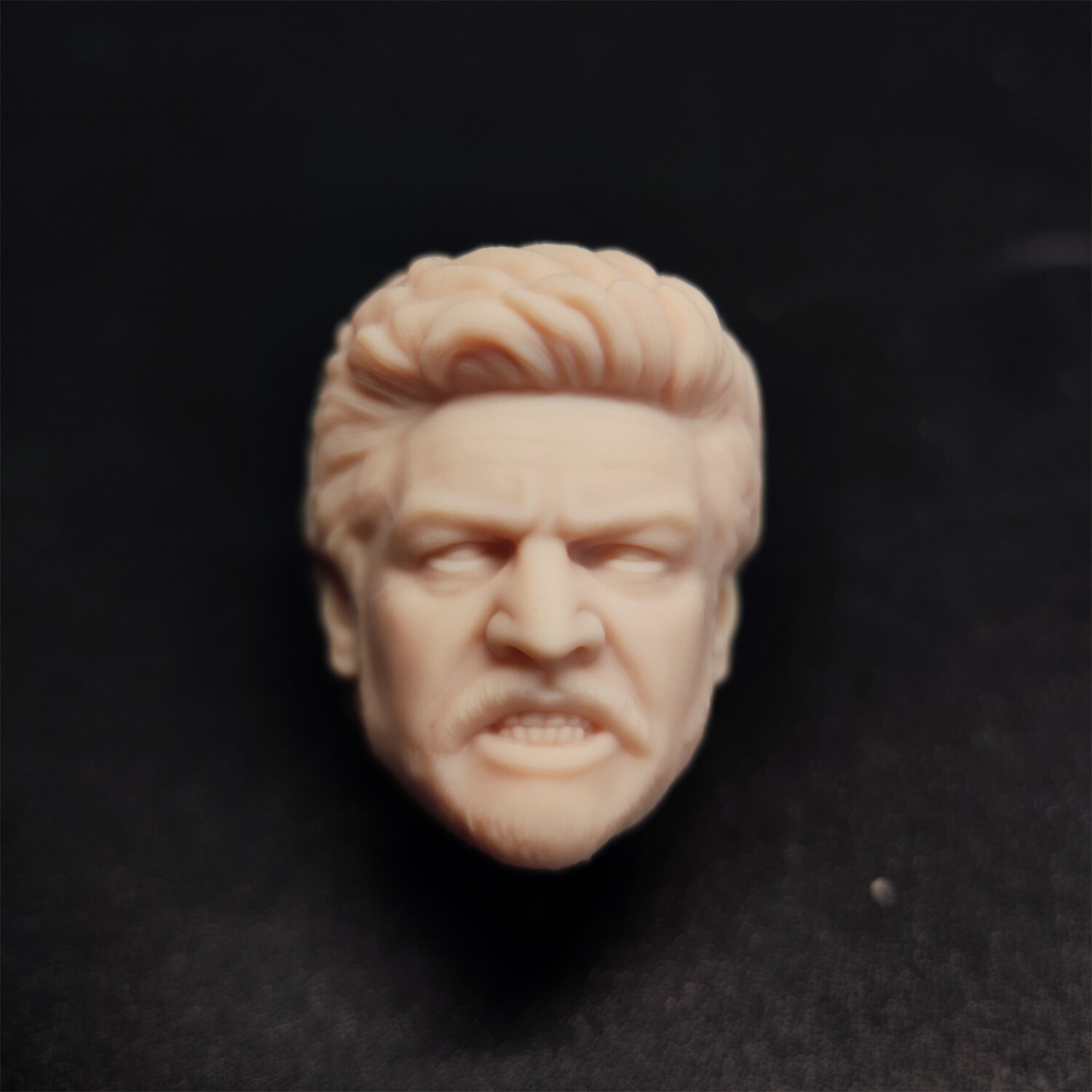 HL1771 1/12 Unpainted Pedro Pascal Angry Head Sculpt Fit 6'' ML Action ...