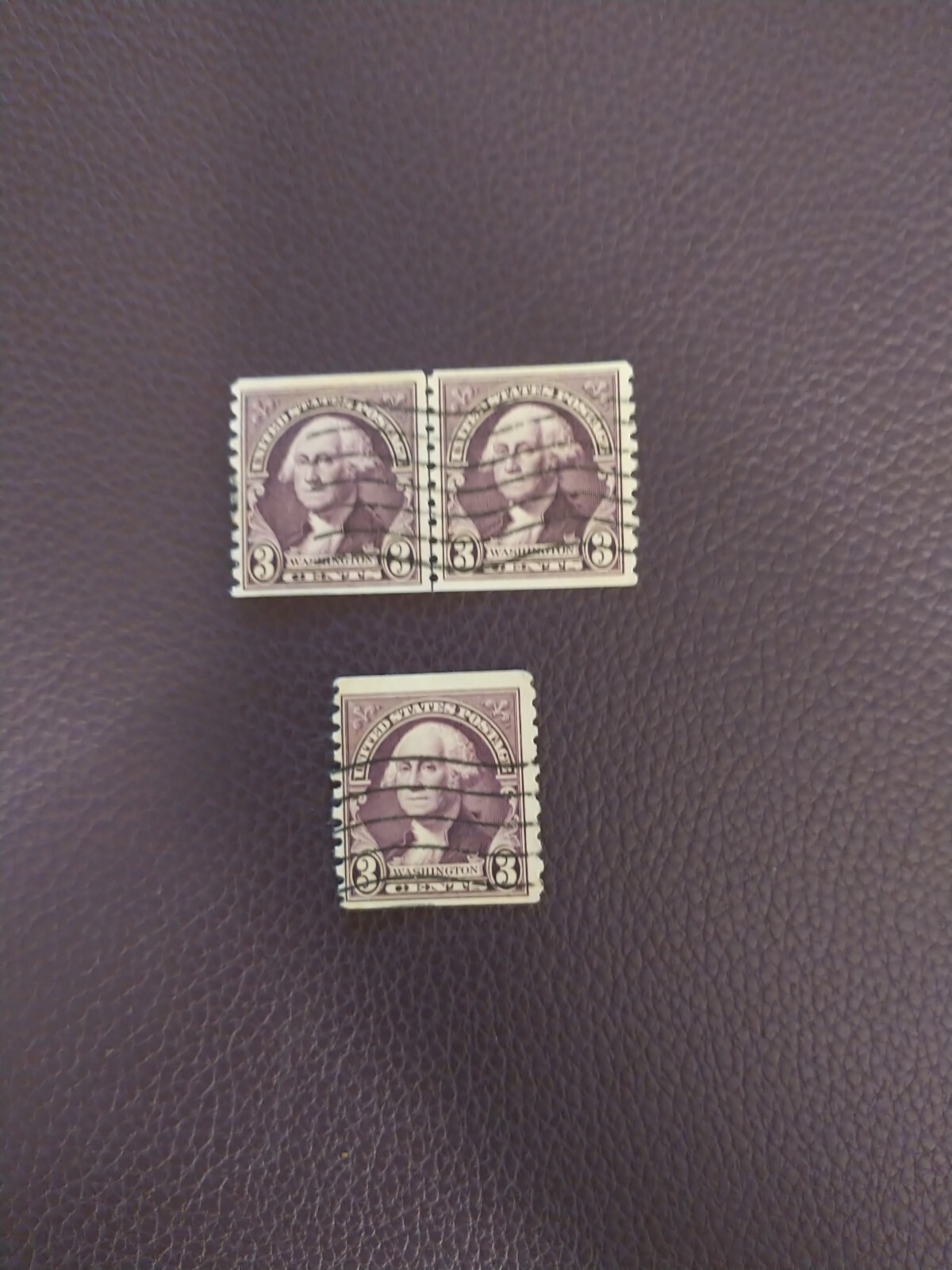 very rare usa stamps !!! 1932 George Washington, by Gilbert Stuart, 3 ...