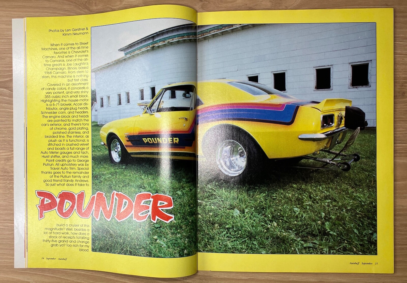 Autobuff Magazine Sept 1987 Cars & Sexy Ladies High Grade Hot Rods ...