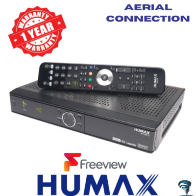 Humax HD-FOX T2 Freeview HD Receiver Box PVR HDMI Aerial No HDD remote ...