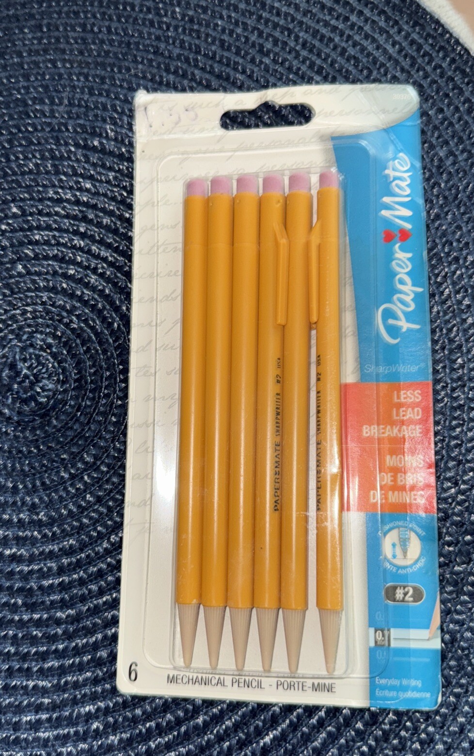 Papermate Sharpwriter Mechanical #2 Pencil (6 Pencils) Brand New 2010 ...