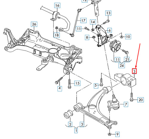 NEW AUDI VW SEAT Q3 PASSAT 4MOTION VARIANT SANTANA BRACKET 3C0199231F ...