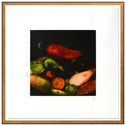 Donald Sultan Peppers Color Screenprint Hand Signed Still Life Food ...