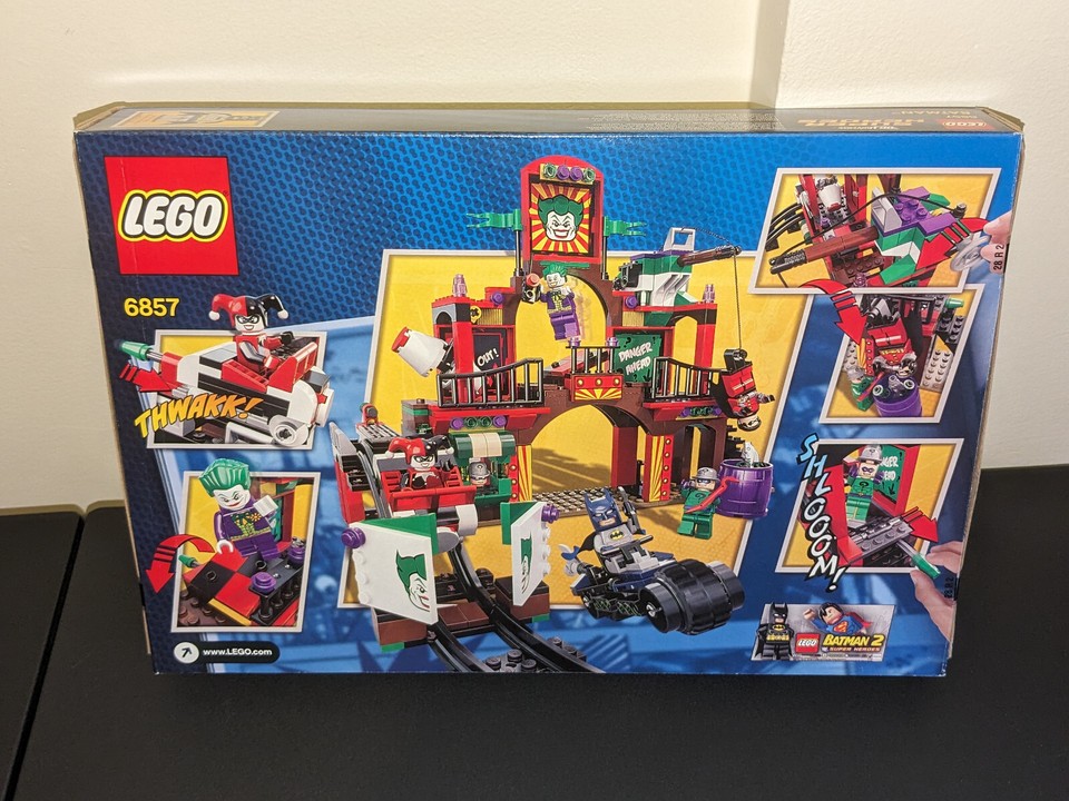 LEGO 6857 DC Comics Super Heroes The Dynamic Duo Funhouse Escape MIB ...