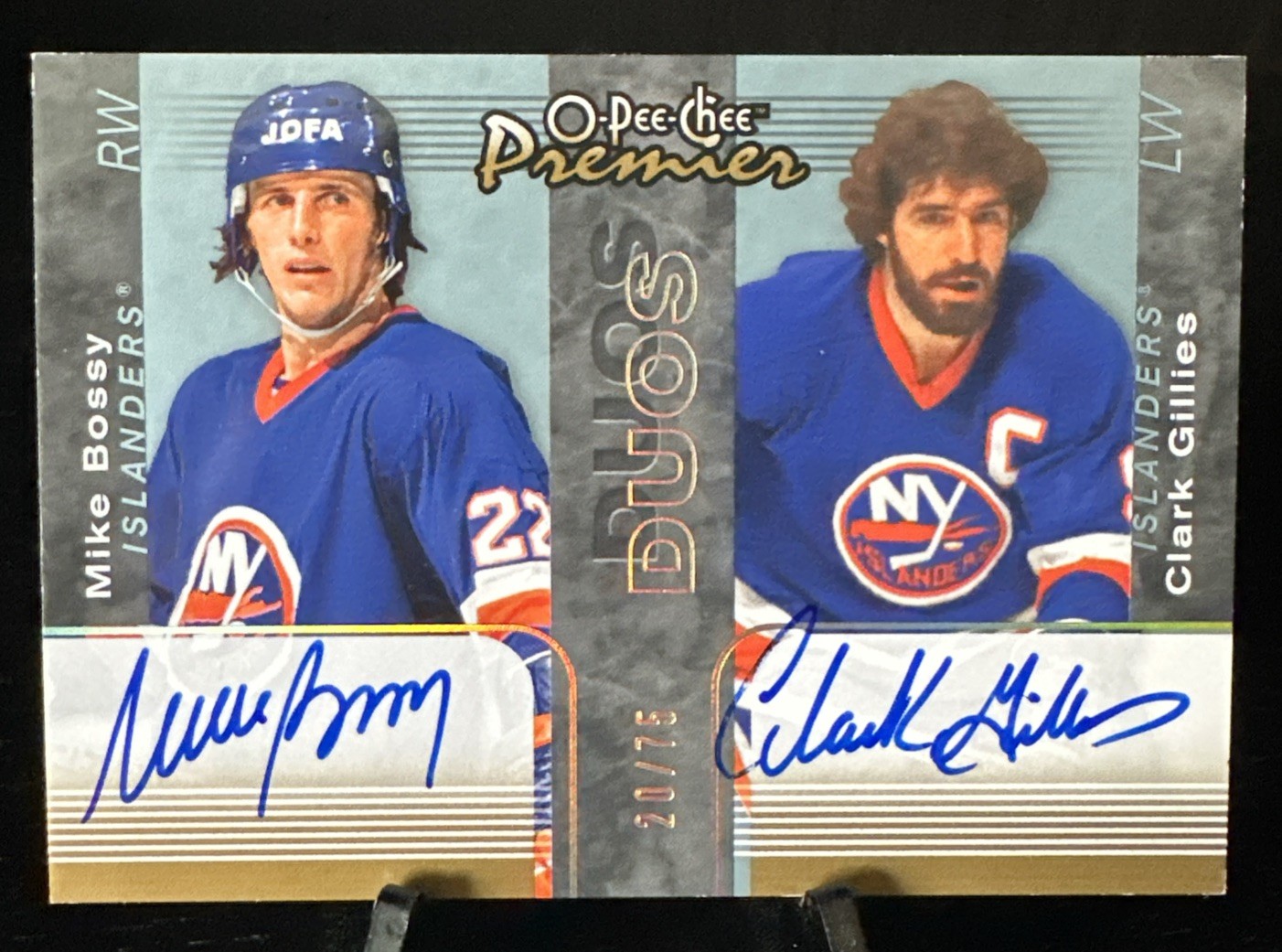 Clark Gillies 2007 O-Pee-Chee Premier #60 Gold Spectrum /15 Price Guide ...