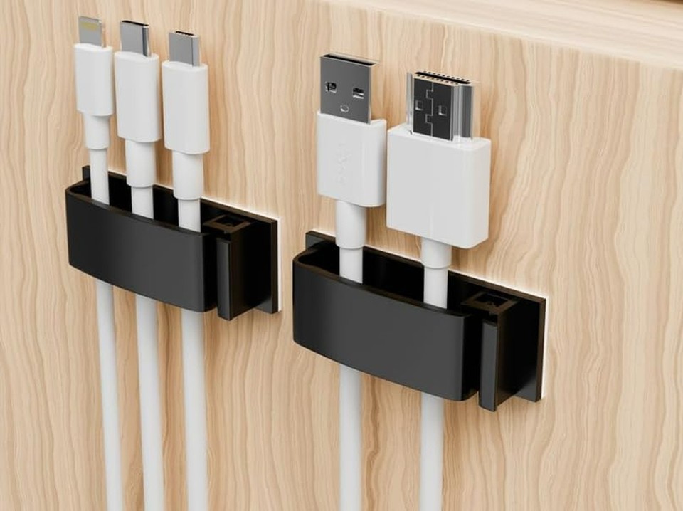 Cable Clips, Ethernet Cable Organizer, Conwork Adhesive Wire Management ...