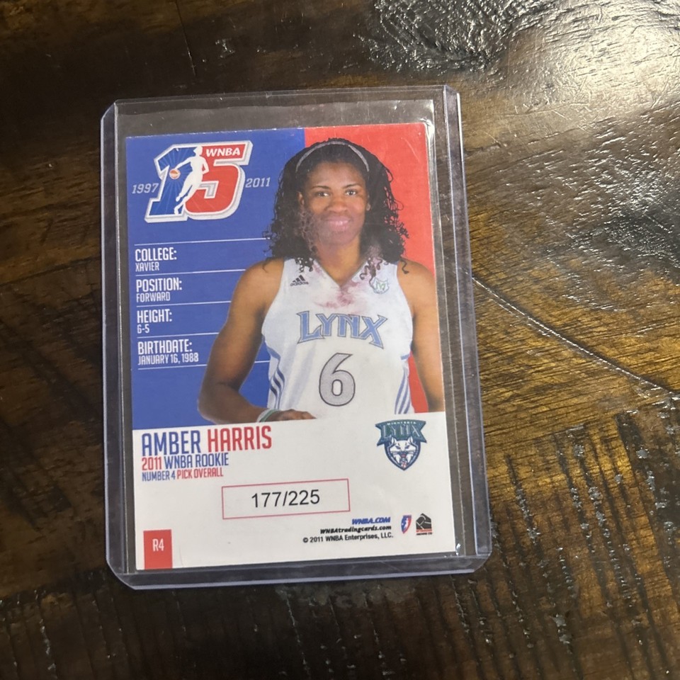 2011 Rittenhouse WNBA - Rookies Amber Harris #R4 /225 (RC) | eBay