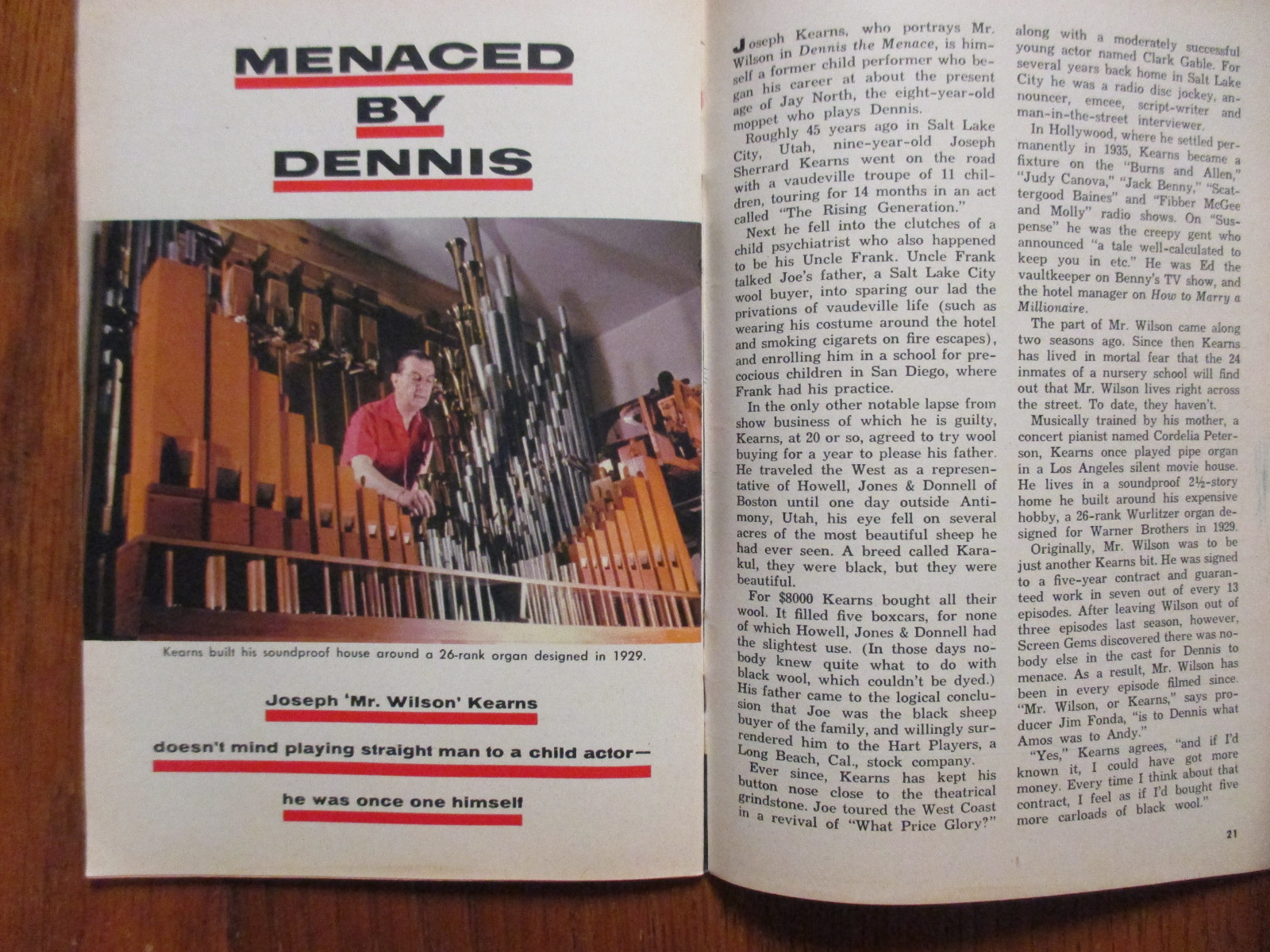 Joseph Kearns Organ