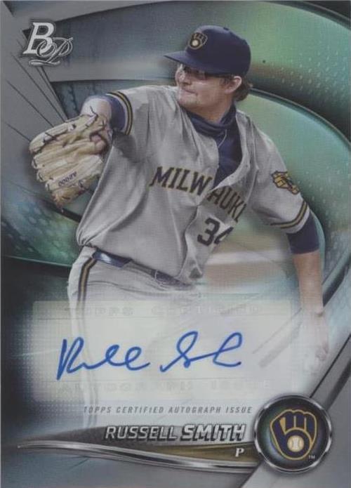 2022 Bowman Platinum - Top Prospects Russell Smith #TOP-54 Autographs ...