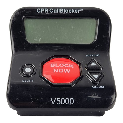 CPR V5000 Call Blocker for Landline Phones - Block Robocalls (NO CORDS ...