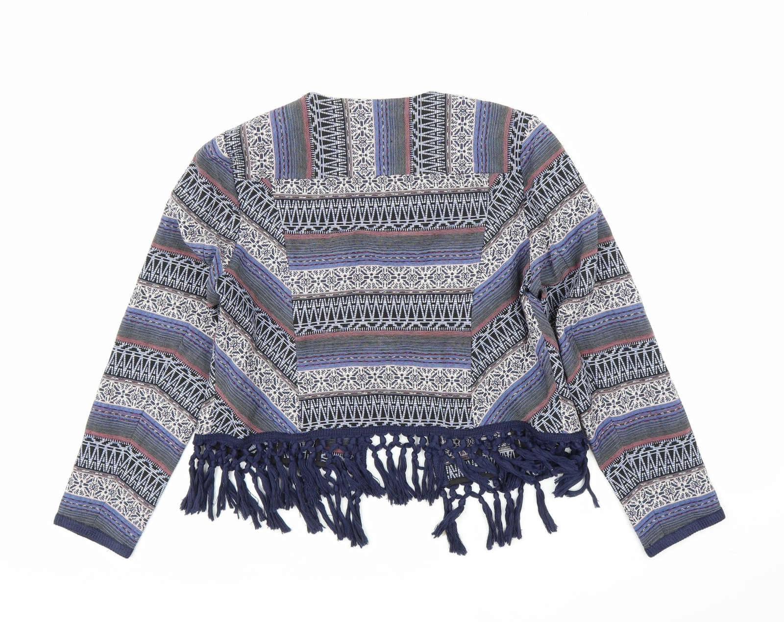 Very Womens Blue Geometric Jacket Size 16 | eBay UK