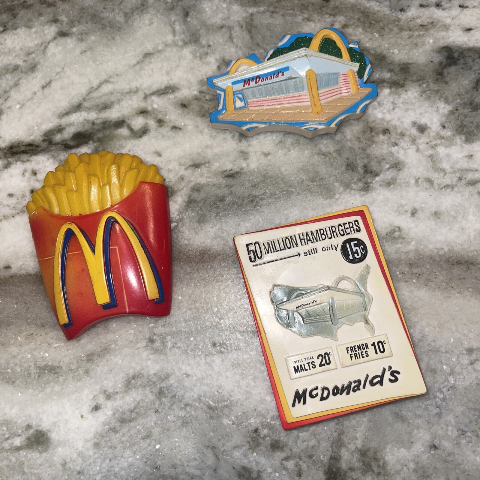 McDonald’s McDonald Vintage 3D Magnets French Fries Restaurant Magnet ...