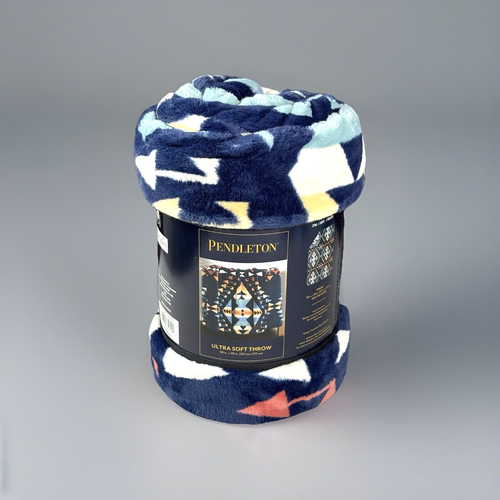 NEW! Pendleton Ultra Soft Big Thunder Aztec 50" x 70" Fleece Plush ...