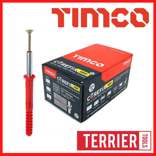TIMco COREFIX 120 (PLUS30) HEAVY DUTY WALL FIXINGS DRYLINING BRICK ...