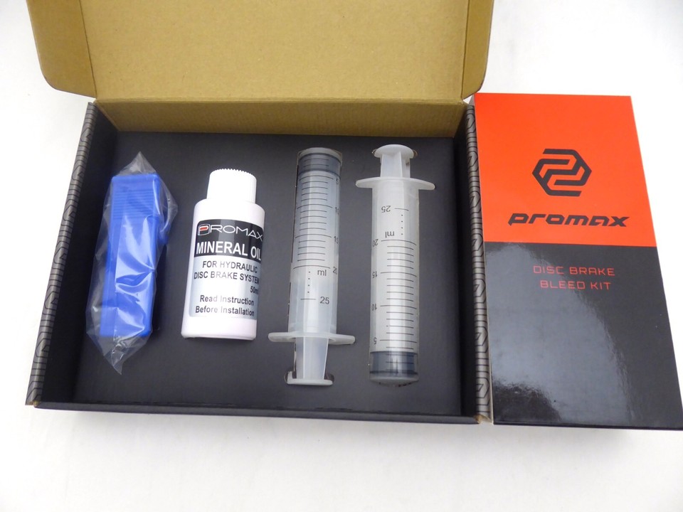 Promax Disc Brake Bleed kit with 50ml Mineral Oil | eBay