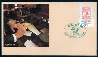 AUSTRALIA 1984 AUSIPEX 84 30c UPU Day Melbourne PMK Souvenir Cover ...