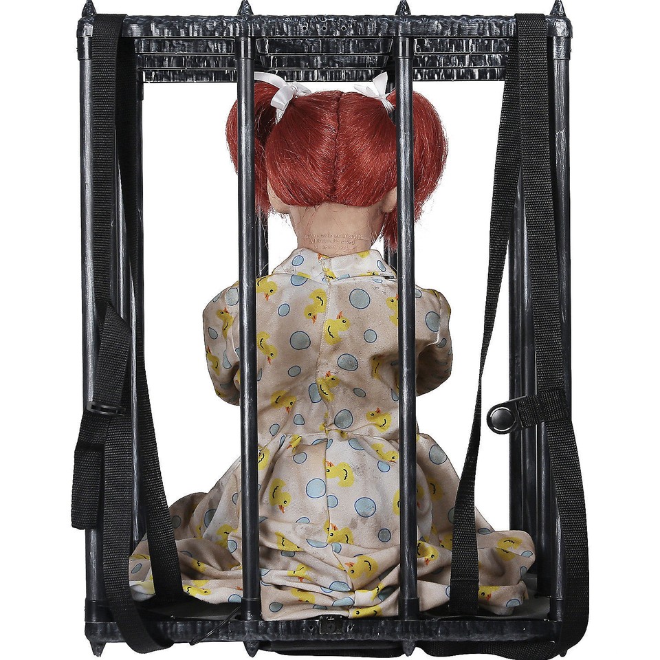 Animated Screaming Caged Kid Walk-Around Costume Accessory – Scary ...