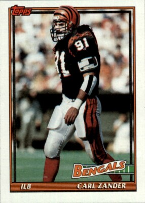 1991 Topps NFL Carl Zander #253 | eBay
