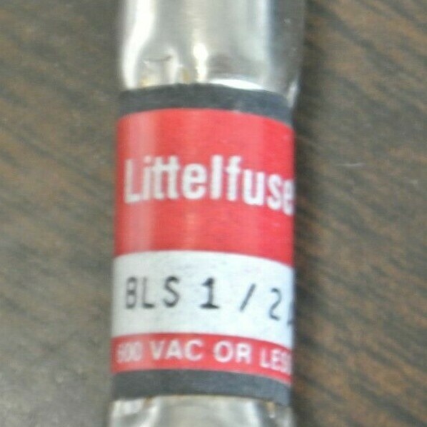 BOX of 10 / LITTELFUSE BLS1/2 MIDGET FUSE / 1/2A / 600V / NEW SURPLUS ...