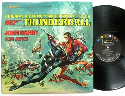 THUNDERBALL Soundtrack LP John Barry JAMES BOND TD 220 | eBay