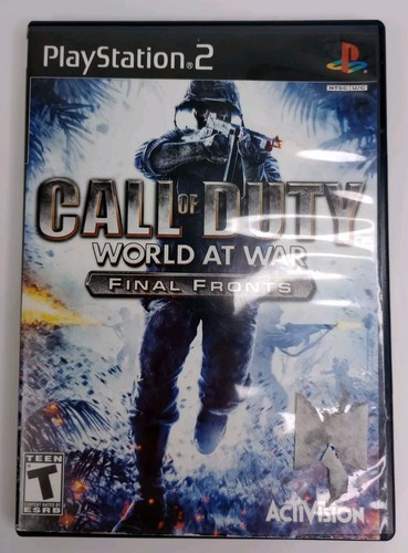 Call of Duty World At War Final Fronts Playstation 2 (PS2) Activision ...
