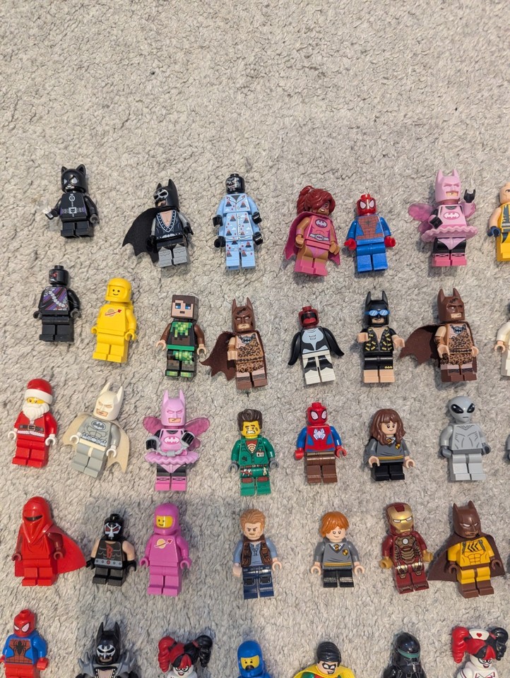 LEGO Minifigure Bundle – Marvel DC Batman Bigfig Rare – Job Lot 70 ...