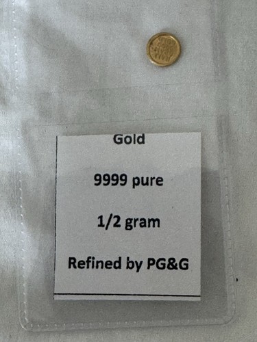 Gold .9999 Fine Prospector Gold & Gems Colorado 1/2 Gram Gold Coin ...