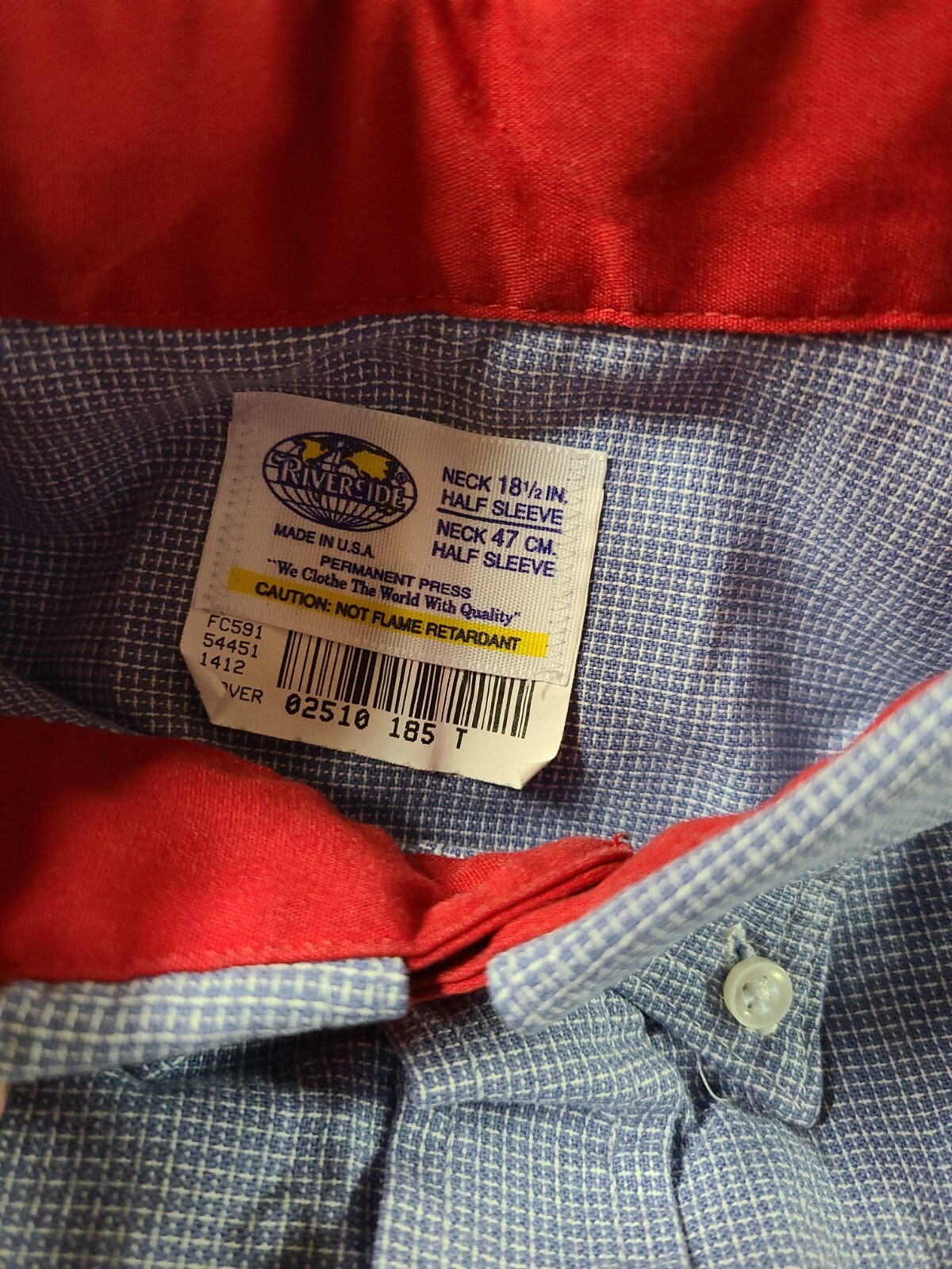 Vintage Budweiser Uniform Shirt Adult Blue Pocket But… - Gem