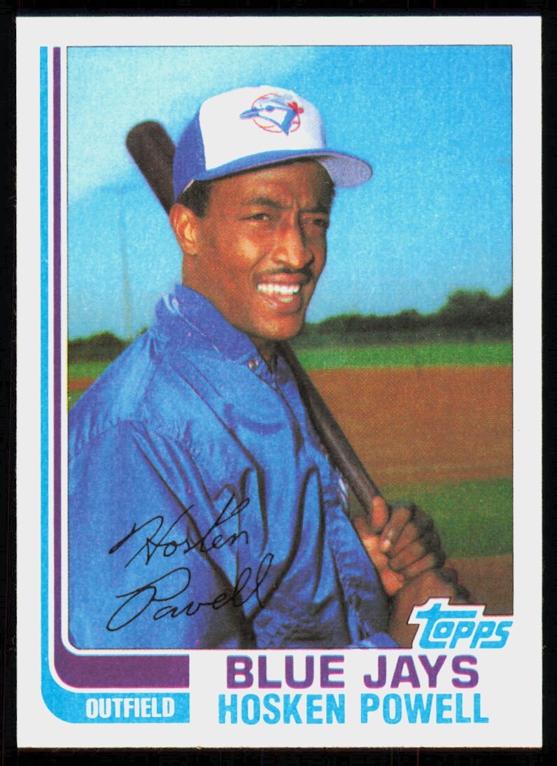 1982 Topps Traded Hosken Powell blu Toronto Blue Jays #91T | eBay