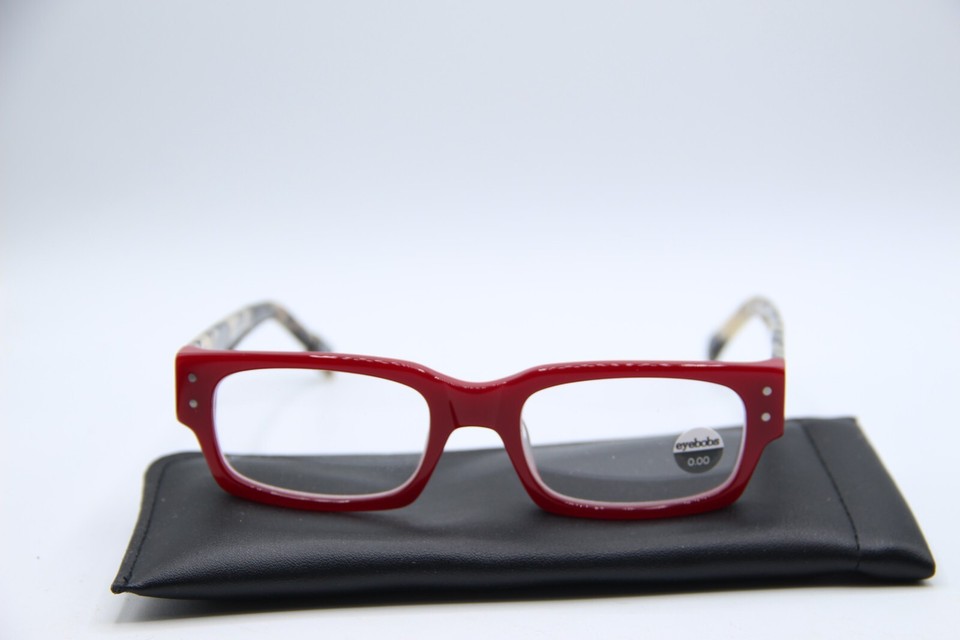 NEW EYEBOBS PECKERHEAD 2275-01 RED HAVANA AUTHENTIC EYEGLASSES W/CASE ...