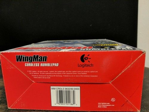 LOGITECH WINGMAN CORDLESS RUMBLEPAD WIRELESS PC CONTROLLER, ORIGINAL ...